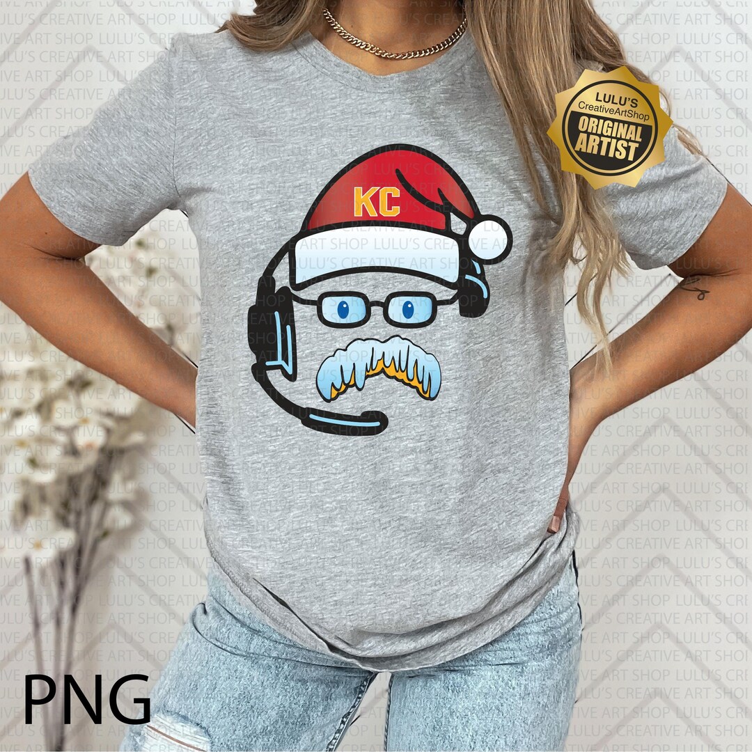 KC Andy Santa PNG- Big Red Santa Png-andy Reid Png-frozen Andy Png-kc ...