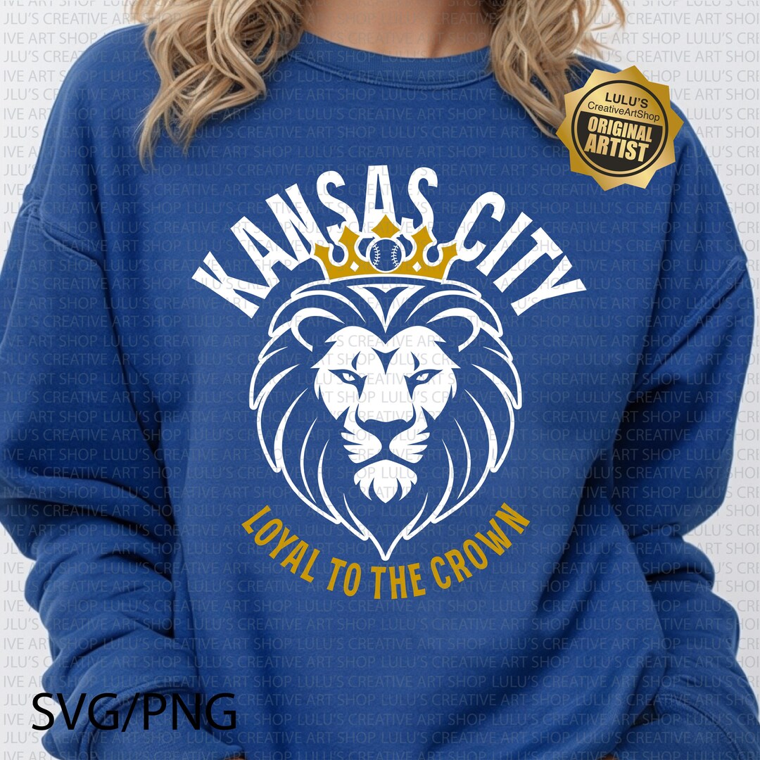 KC Lion Svg-png-kc Baseball Svg-png-kc Loyal to Crown Svg-crown Town ...
