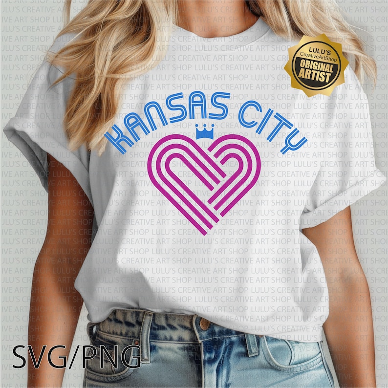 KC Connect Heart Svg-png-kc Pink Heart Png-kc Baseball Svg-forever ...