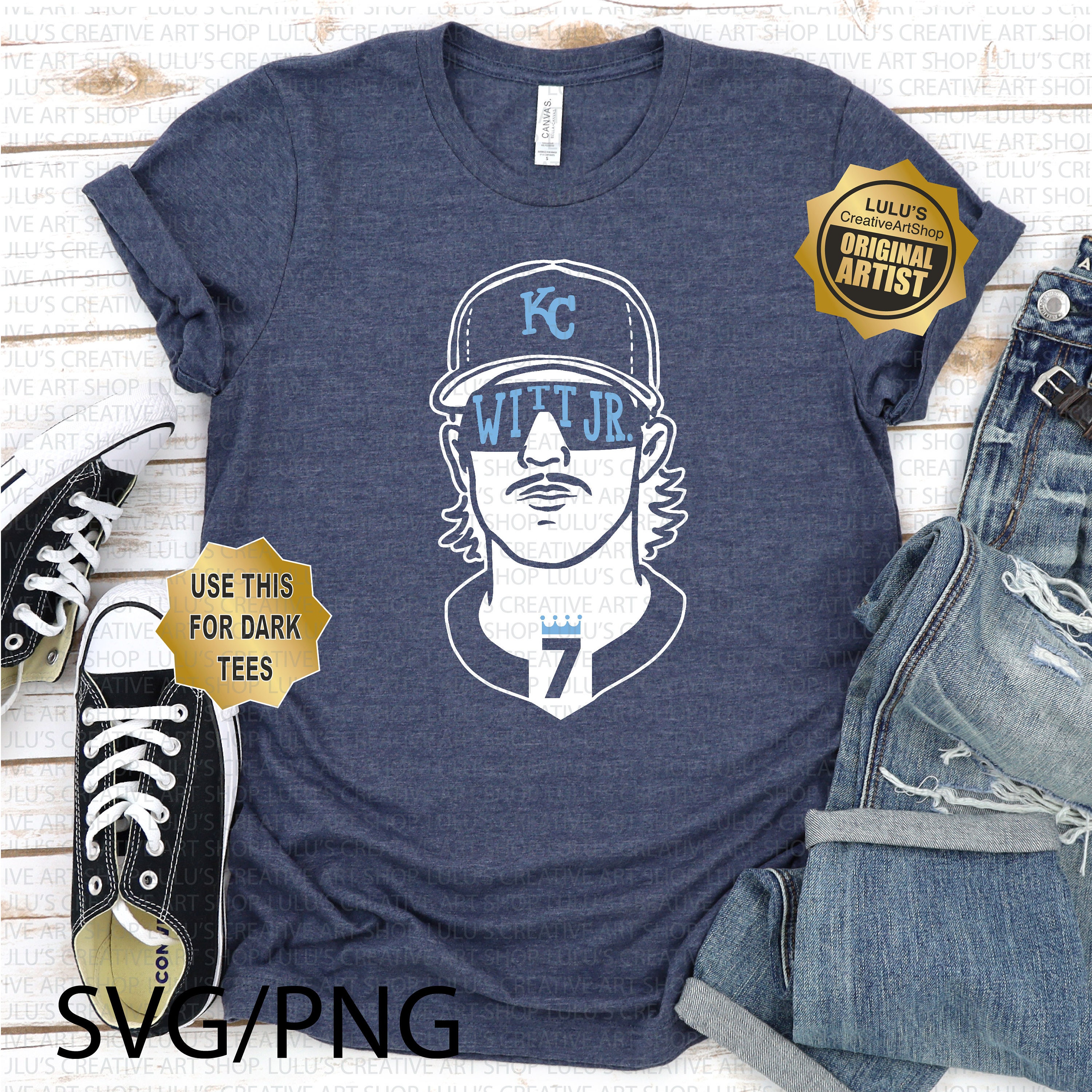 Bobby KC Svg-png-dark Tees-reversed-witt Jr Svg-png-kc Baseball Svg-kc ...