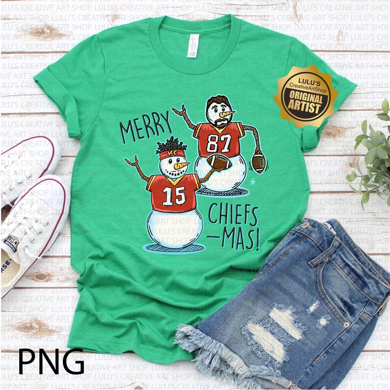 Mahomes Png-kelce Png-snowman Buddies Png-mahomes Snowman-kelce Snowmas ...