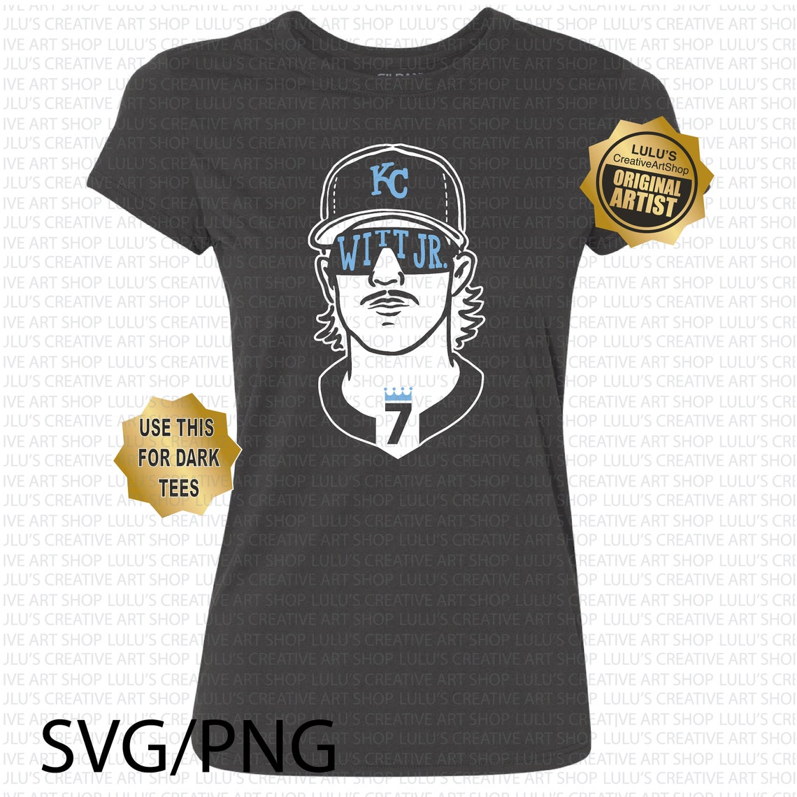 Bobby KC Svg-png-dark Tees-reversed-witt Jr Svg-png-kc Baseball Svg-kc ...