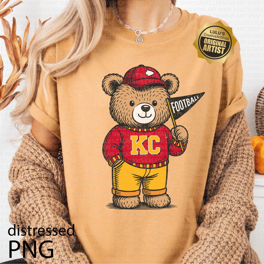 KC Bear PNG-KC Teddy Bear Png-kc Football Bear Png-kc Football Png ...