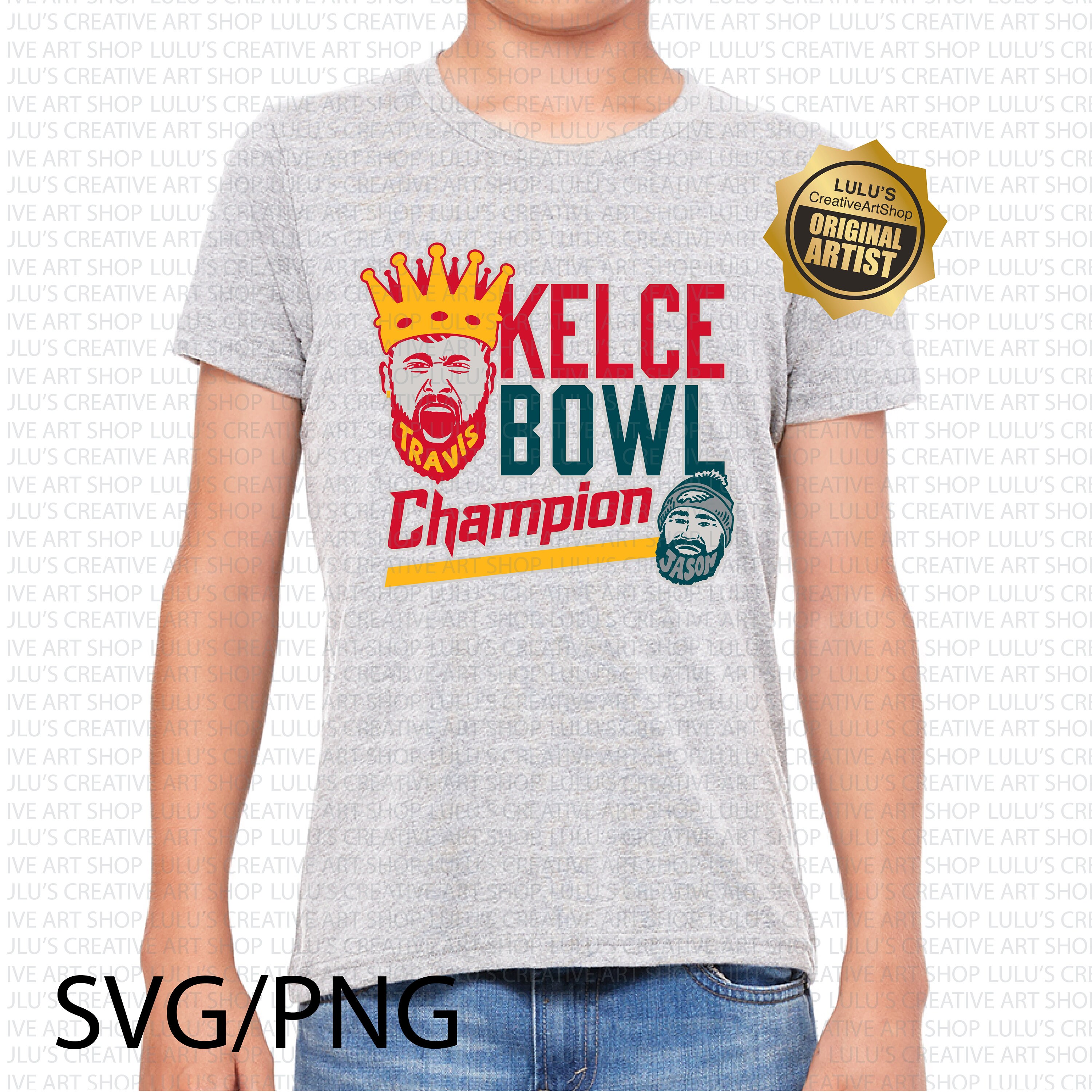 Kelce Bowl Champ Svg-png-kelce Bowl Champion Svg-png-kc Champs - Etsy