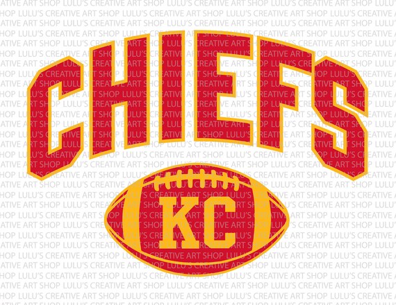 KC Chiefs SVG-KC Football-mahomes Svg-kansas City-red | Etsy