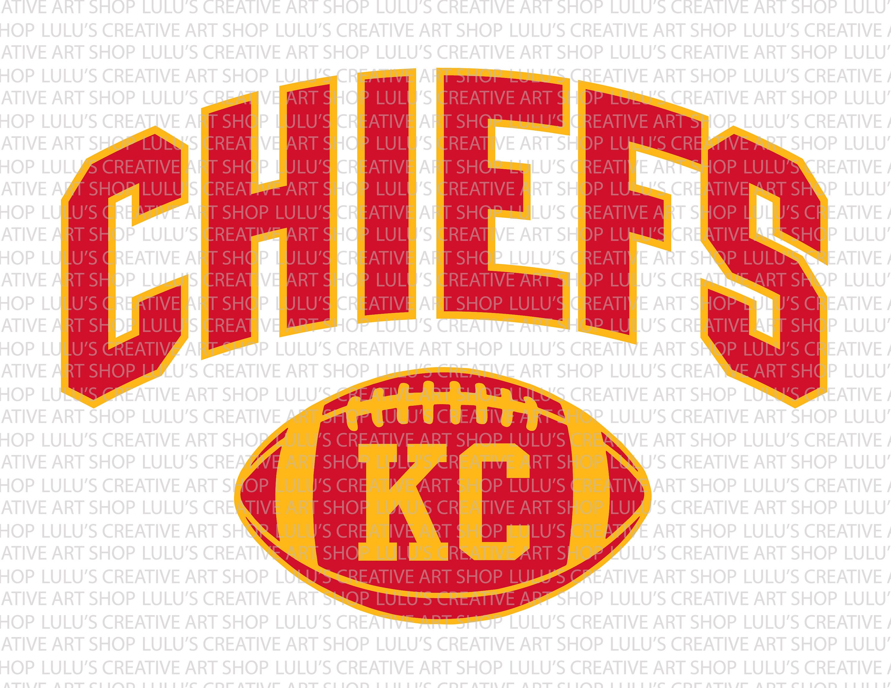 KC Chiefs SVG-KC Football-Mahomes svg-Kansas City-Red | Etsy
