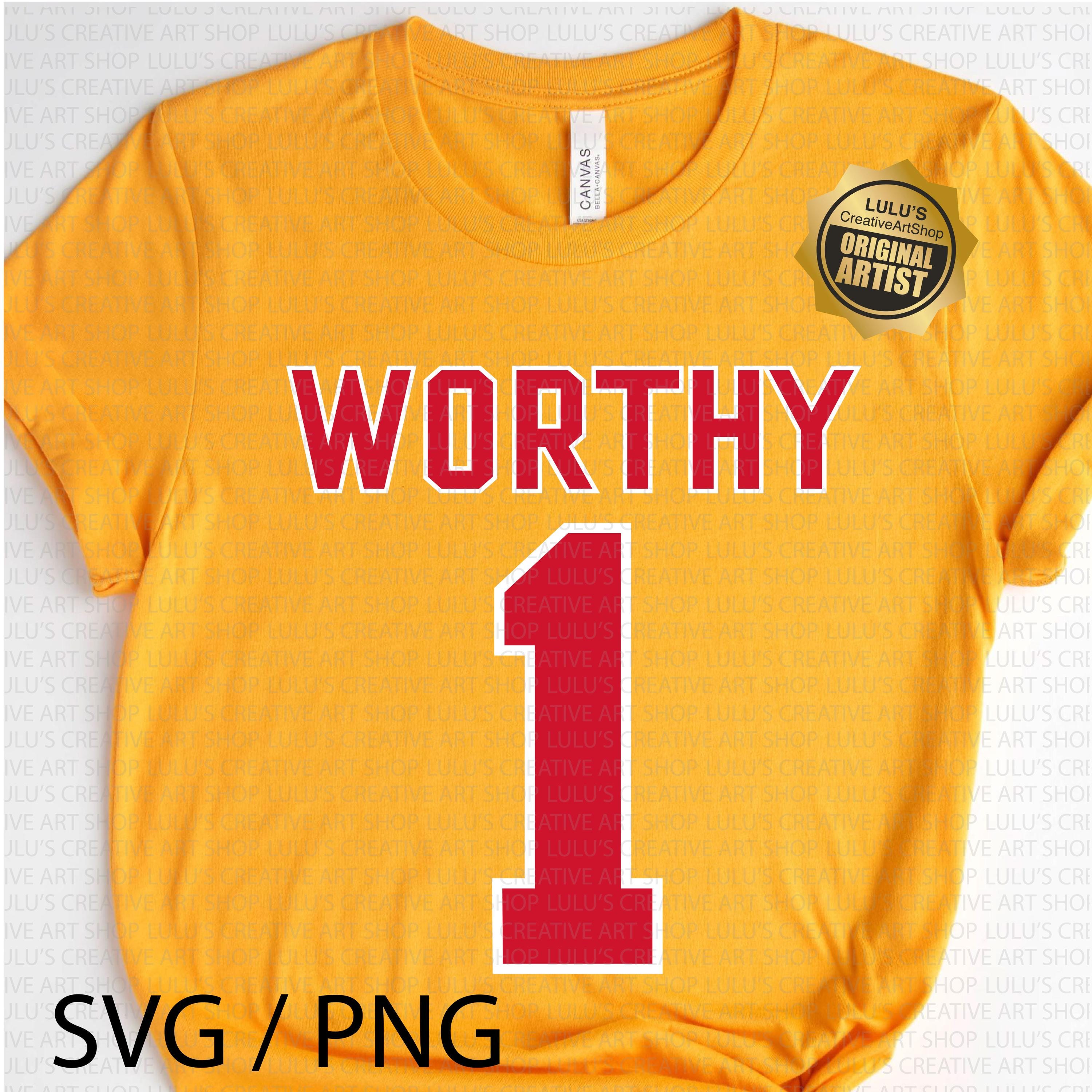 KC Worthy Number Svg-png-worthy 1 Svg-worthy Kc Jersey Svg-kc Football ...