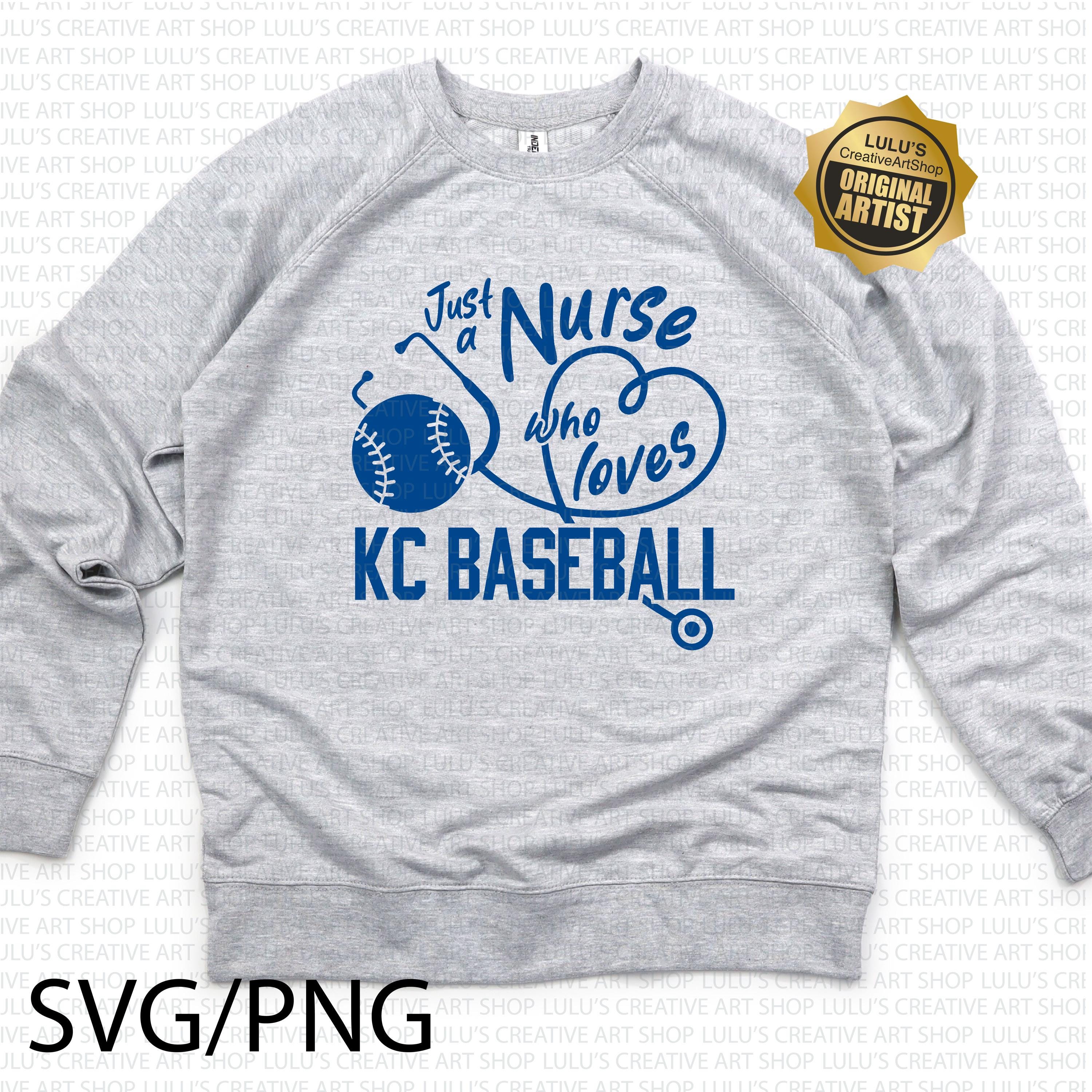 Nurse Who Loves KC Baseball Svg-png-kc Baseball Nurse Svg-kc Nurse Svg ...