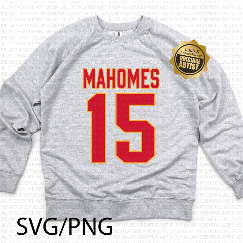 Mahomes 15 Svg-png-jersey Letters Svg-png-red Kingdom Svg - Etsy
