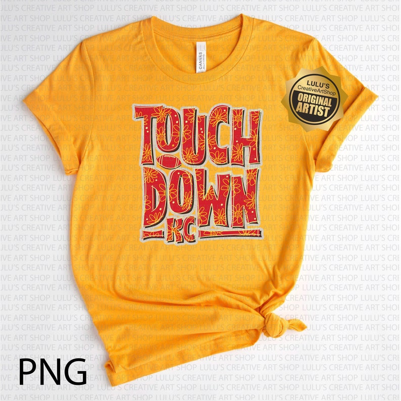 Touchdown KC Png-png-mahomes Png Png-red Kingdom-red - Etsy