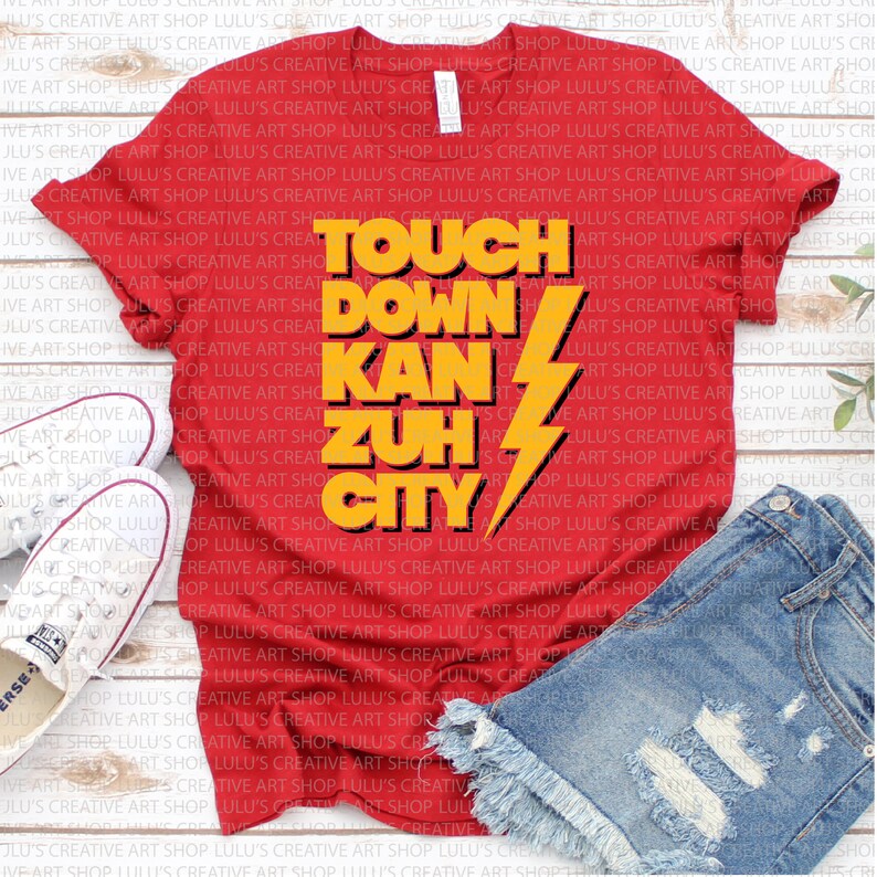 Touchdown Kan Zuh City Svg-kansas City-mahomes Svg-chiefs - Etsy