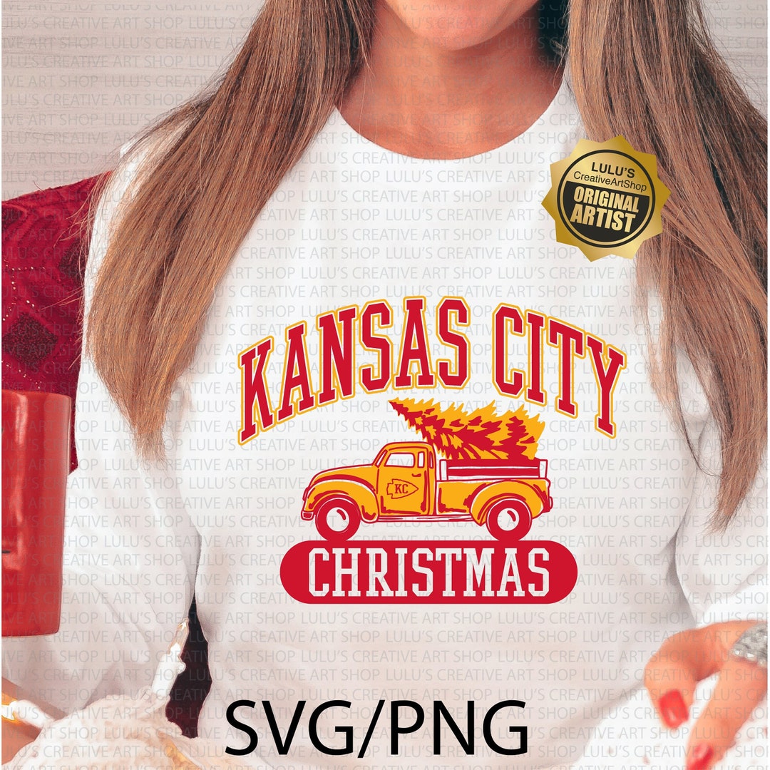 KC Truck svg-png-KC Christmas Truck svg-png-chiefs christmas svg ...