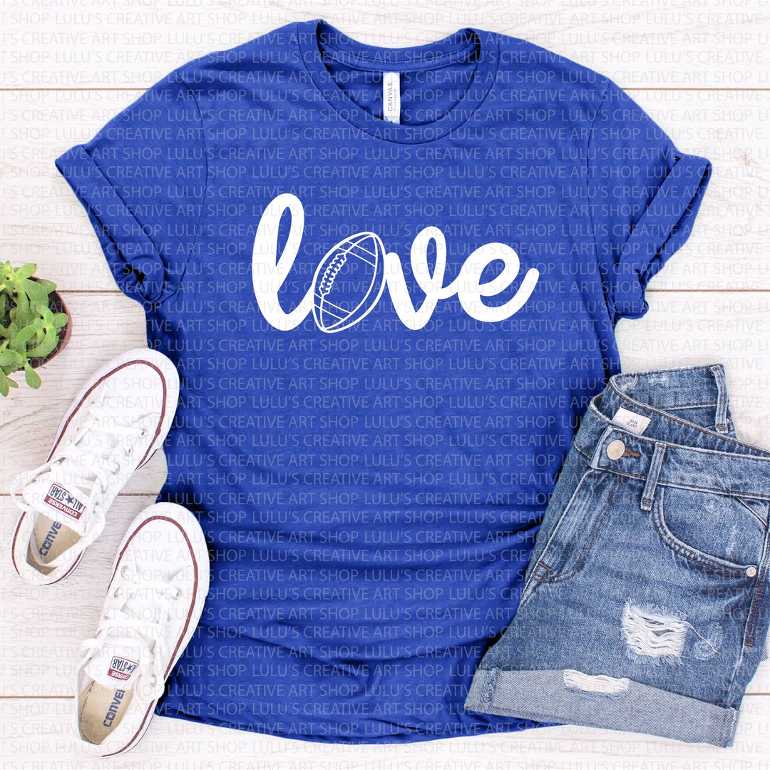 Football Svg-love Script Svg-football Png-valentines-heart-sports-team ...