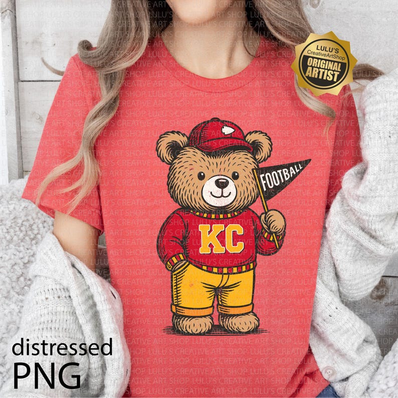 KC Bear PNG-KC Teddy Bear Png-kc Football Bear Png-kc Football Png ...