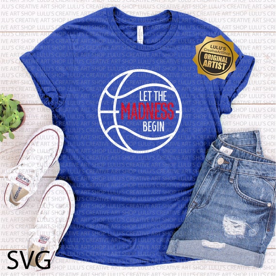 March Madness Svg-png-basketball Svg-let the Madness Begin Svg | Etsy