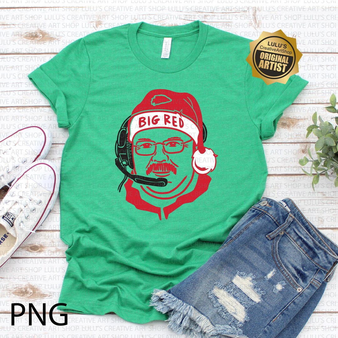 Big Red Santa Svg-png-andy Reid Santa Svg-png-santa Andy Svg-kc Santa ...