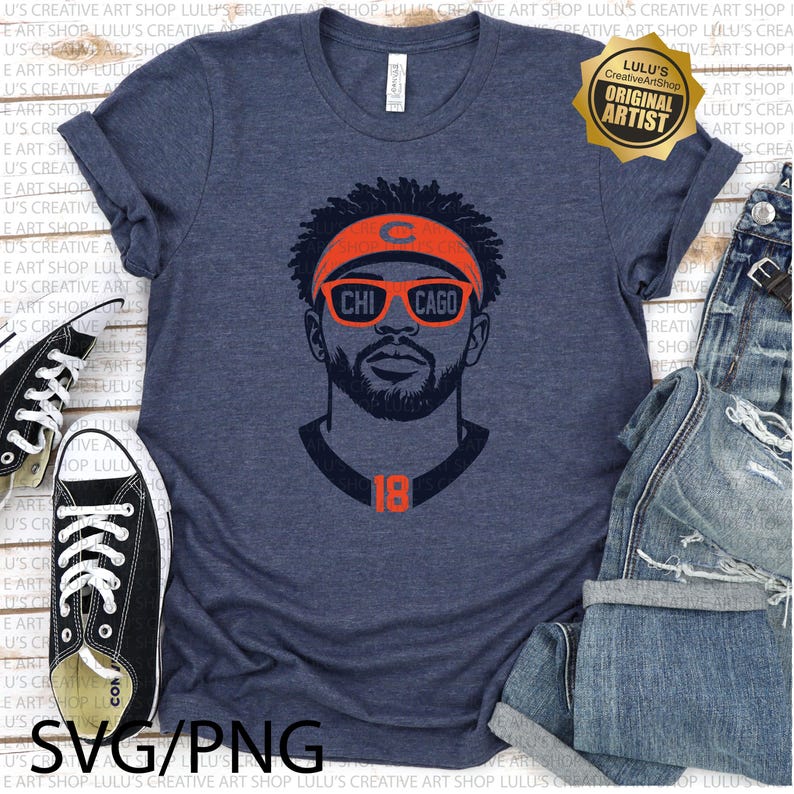 Caleb Williams Svg-png-chicago Football Svg-chicago Playoffs Png-good ...