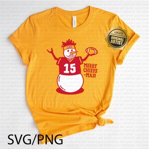 Snowman Mahomes Svg-png-mahomes Svg-png-chiefsmas Svg-kc Christmas Svg ...
