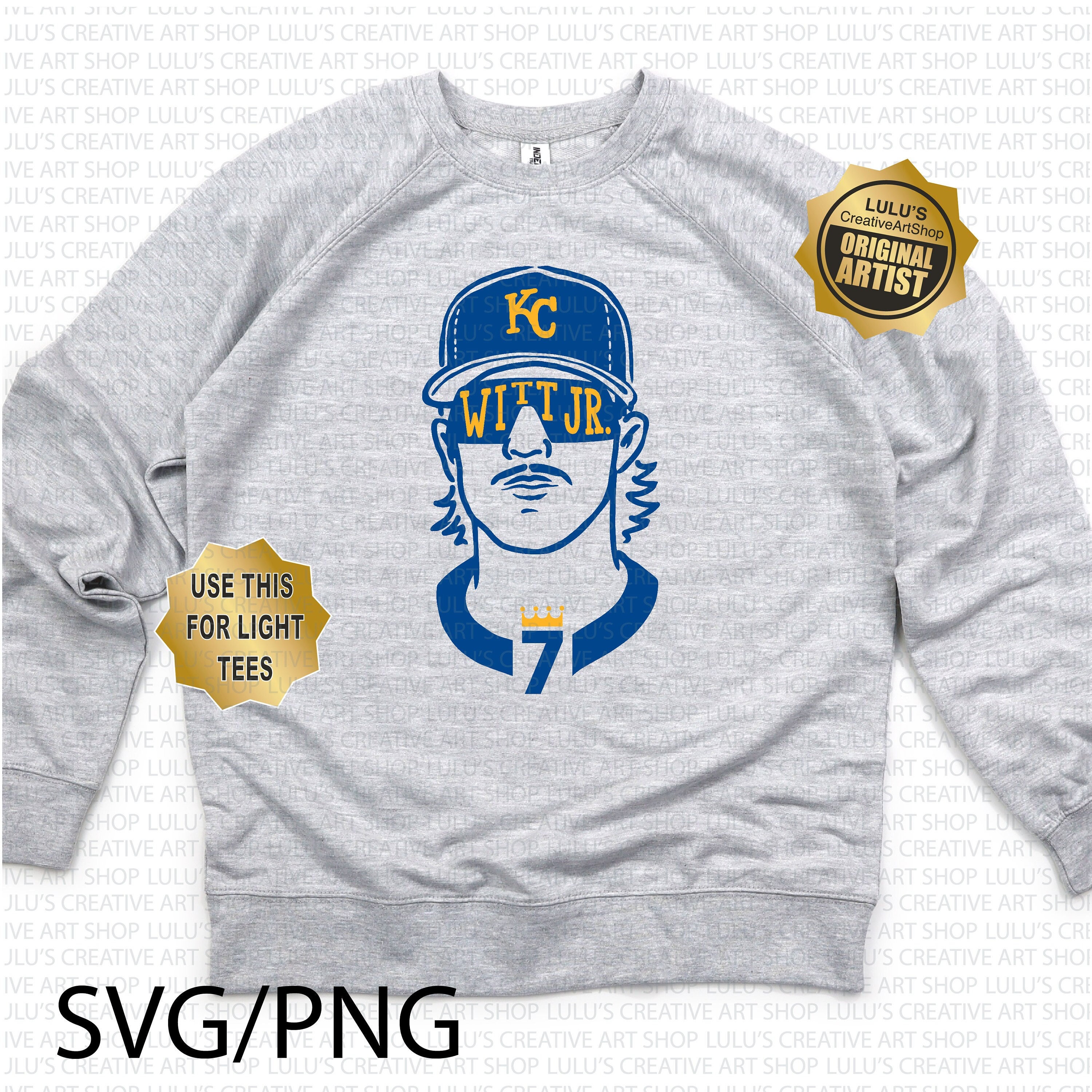 Bobby KC Svg-png-light Tees-kc Baseball Svg-png-witt Jr Svg-png-kansas ...