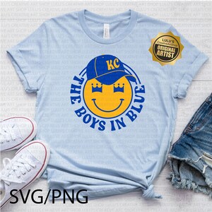KC Baseball Svg-png-kansas City Baseball Svg-png-kc Smiley Face Svg-kc ...