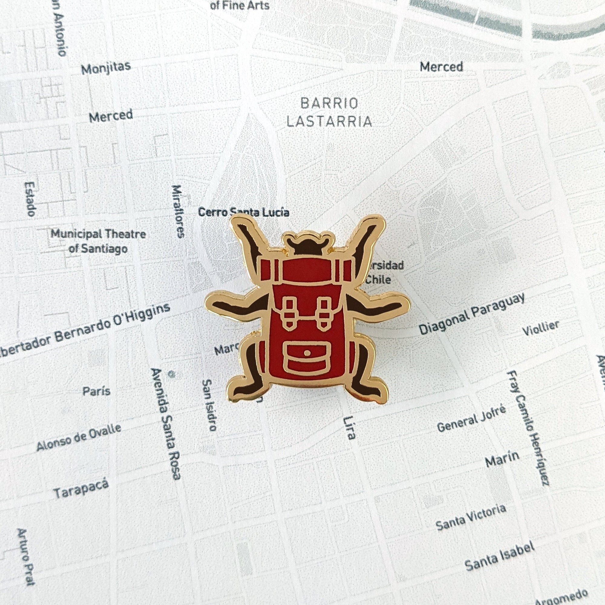Travel Bug Enamel Pin | Hard Enamel • Lapel Pin • Globetrotter ...