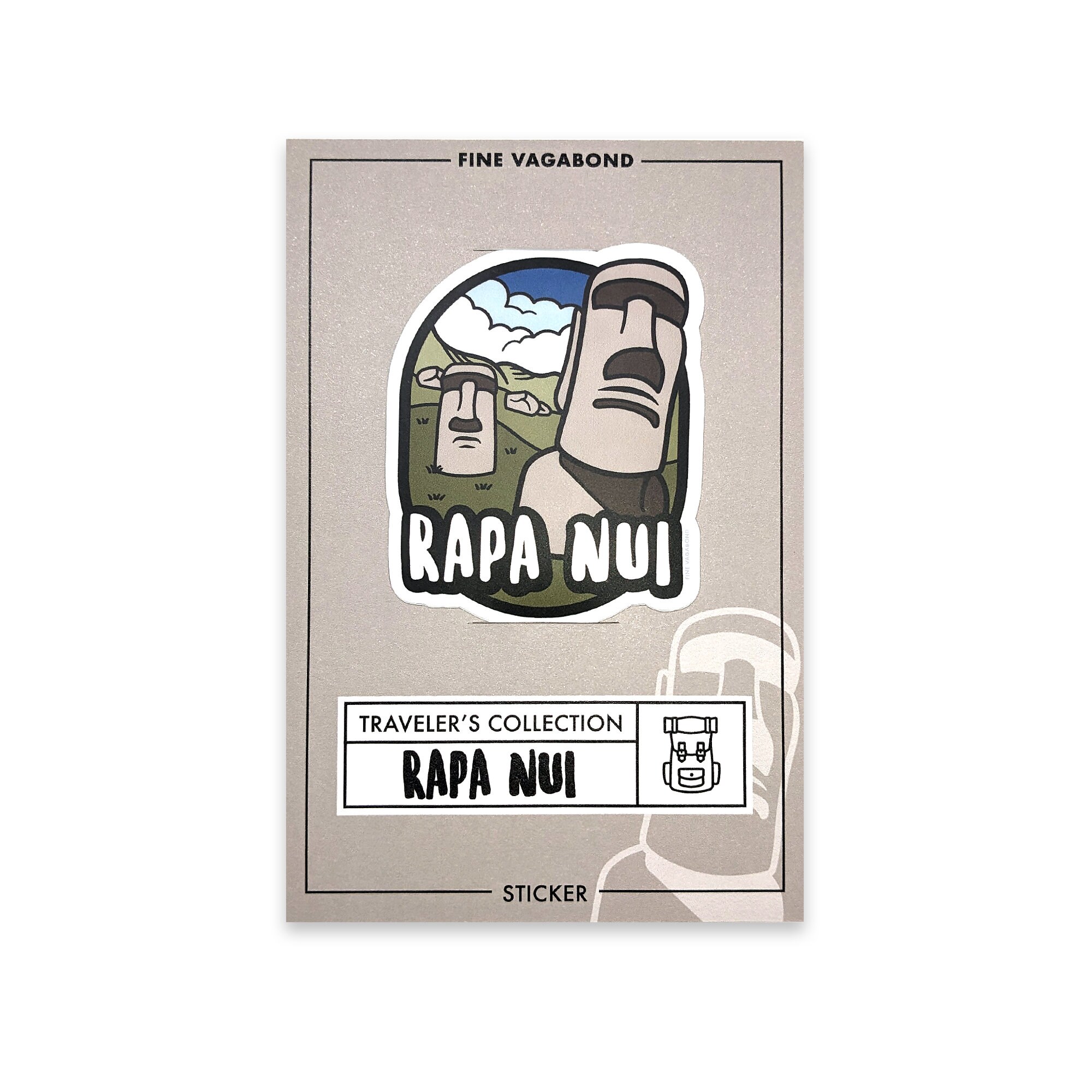 Rapa Nui Vinyl Sticker | 3" Die Cut • Waterproof • World Travel ...