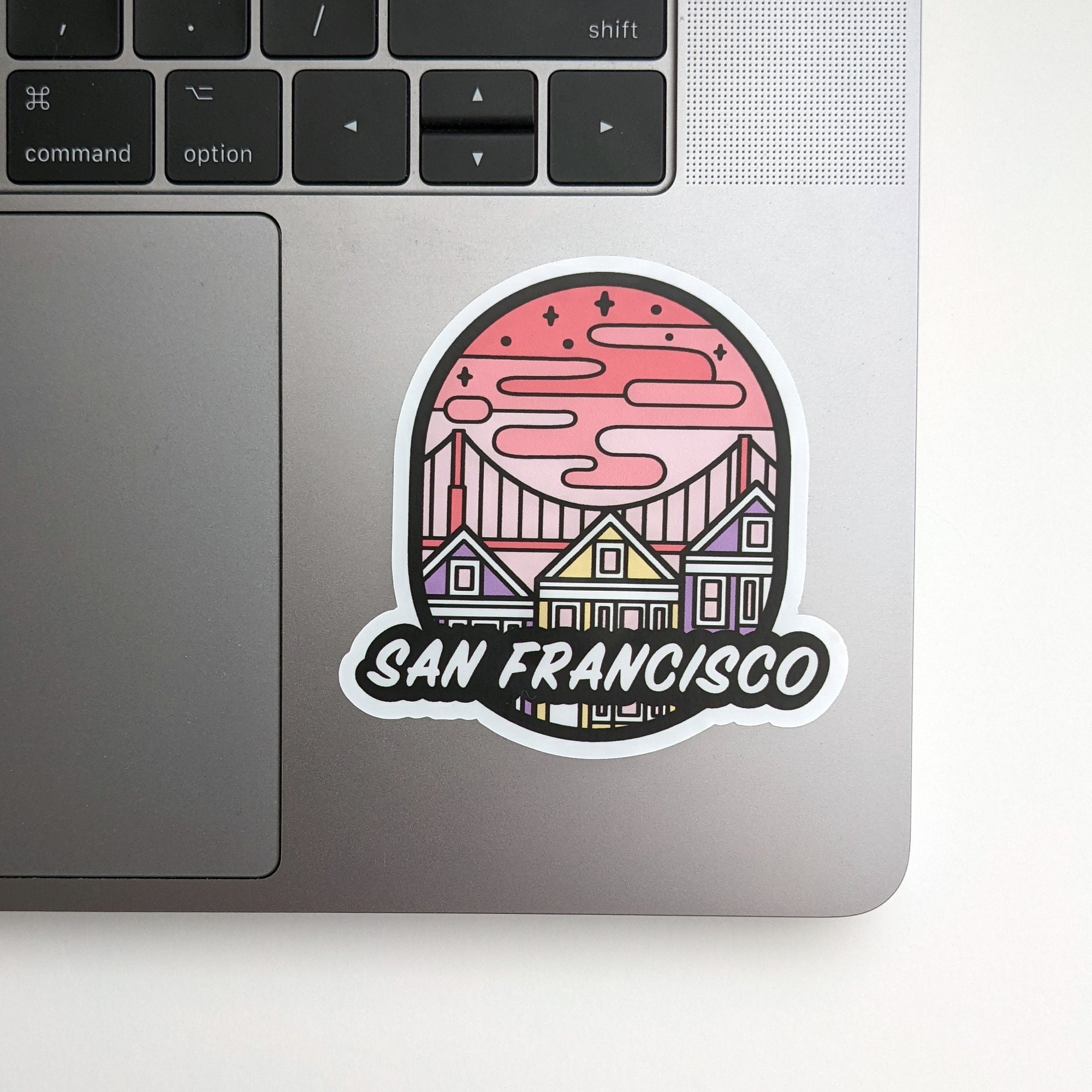 San Francisco Vinyl Sticker 3 Die Cut Waterproof World Travel ...