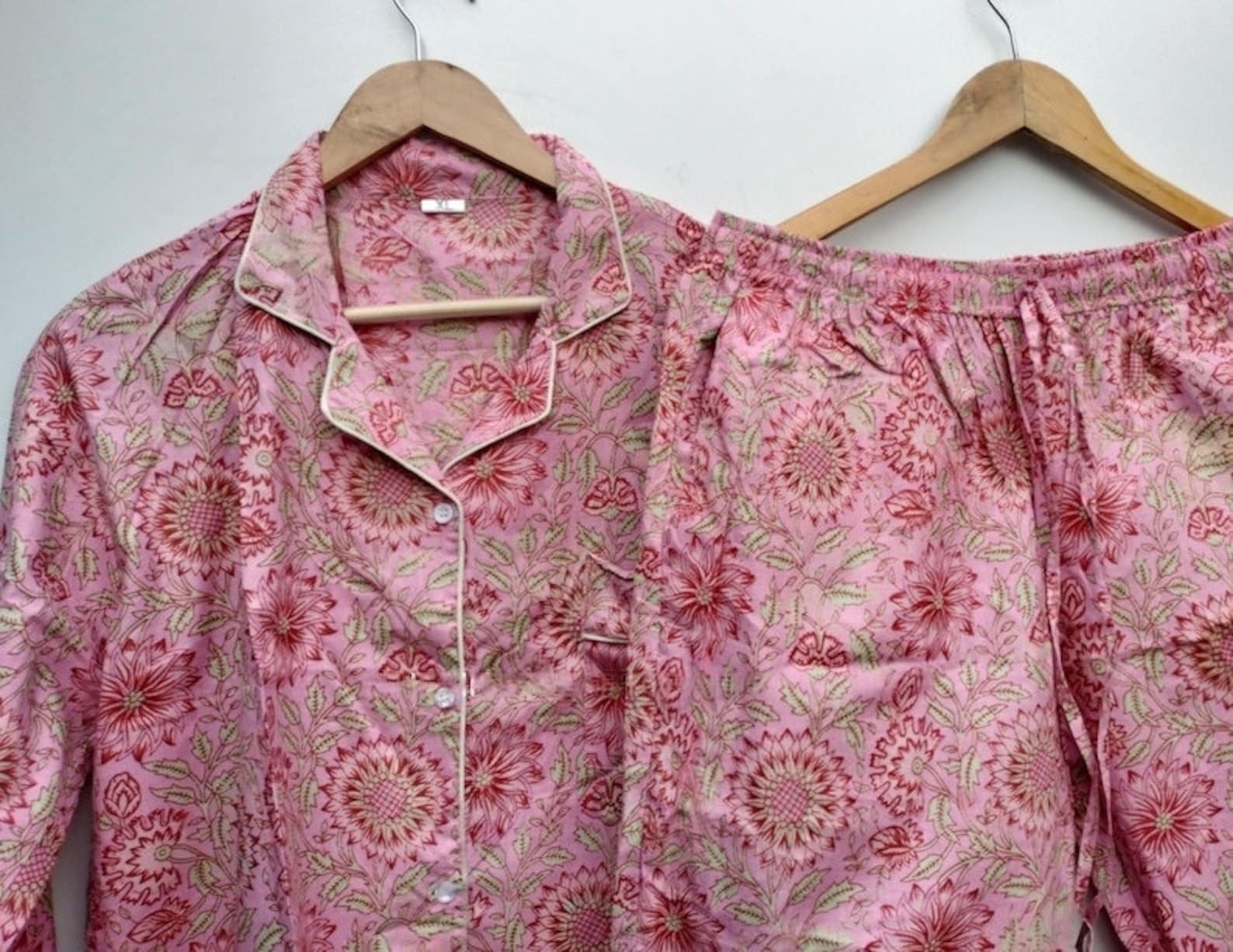 Softest Cotton Pajamas , Women's Cotton Pjs , Bridesmaid Pajamas Set ...