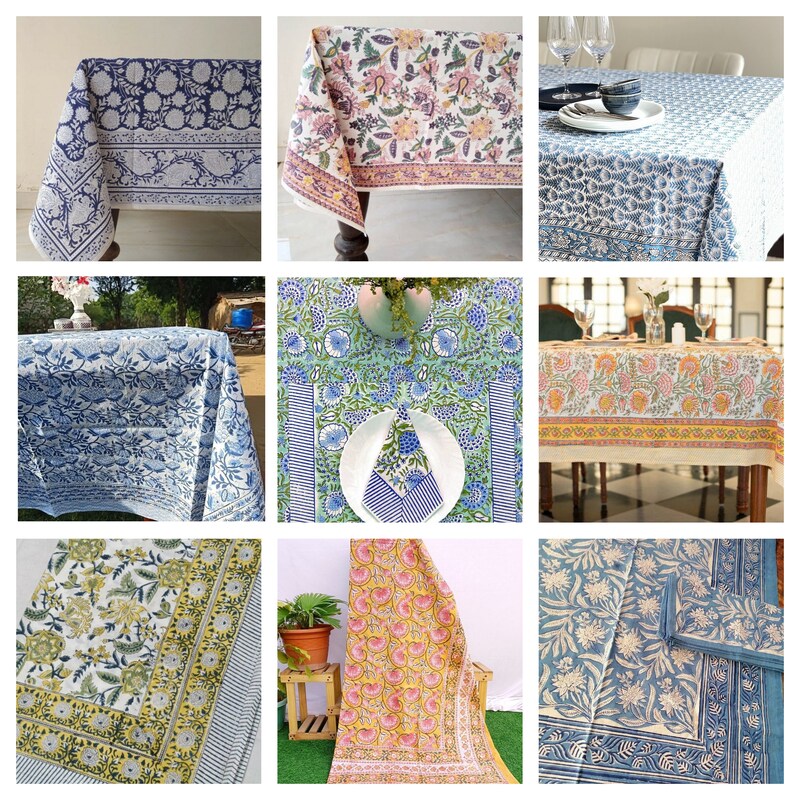 Indian Table Cloth - Etsy