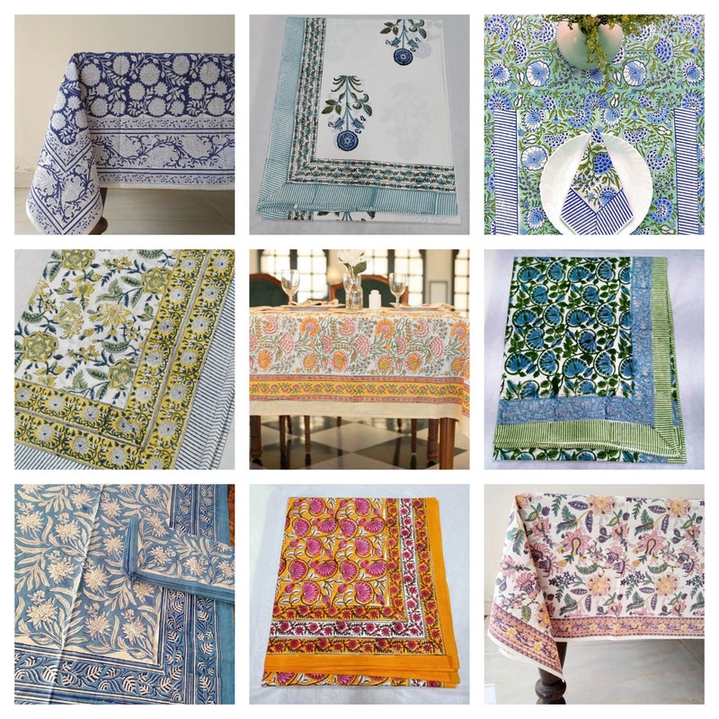 Tablecloth Made in India - Etsy