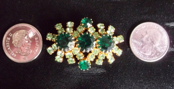 Diamanté Emerald Green & Mint Green Crystal Rhineston… - Gem
