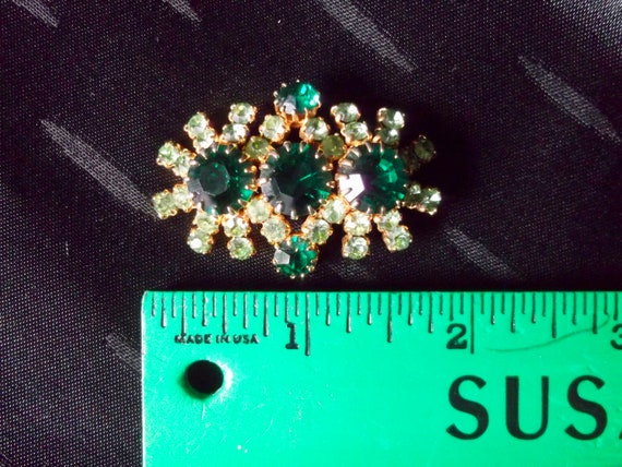 Diamanté Emerald Green & Mint Green Crystal Rhineston… - Gem