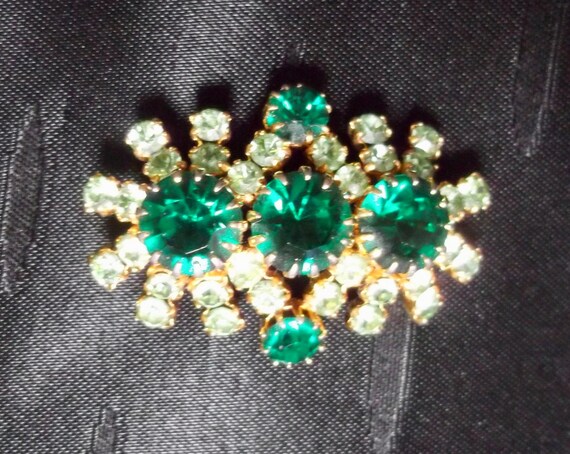 Diamanté Emerald Green & Mint Green Crystal Rhineston… - Gem