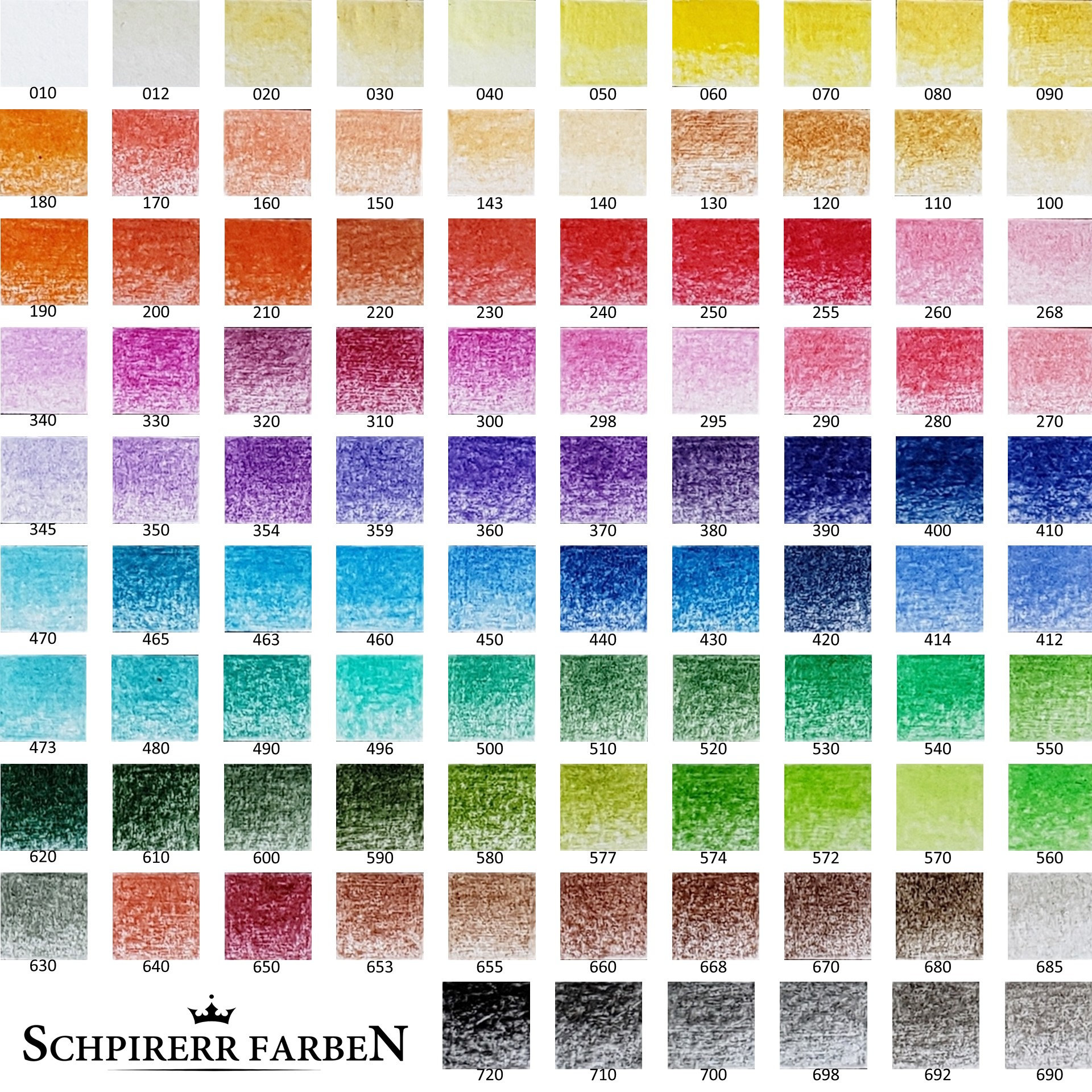 SCHPIRERR FARBEN Open Stock- Pick Any 2/3/4/5/6/8 or 10 Colors You Want ...