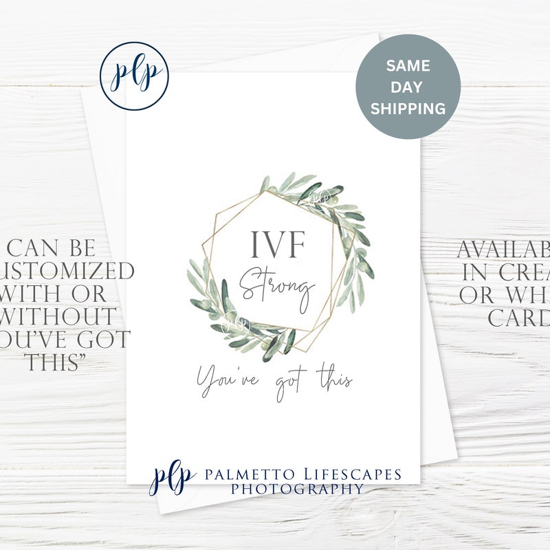 Ivf Support Card - Etsy