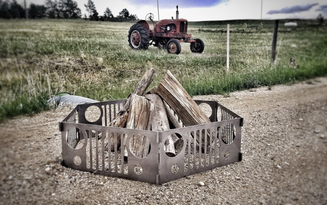 Fire Ring Fire Pit Portable and Collapsible Jeep Theme Fire Ring Set - Etsy