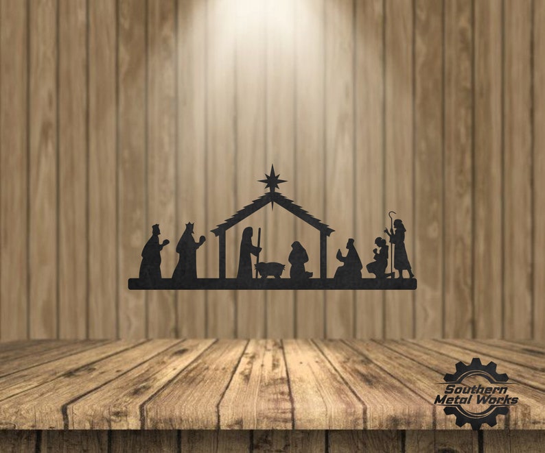Nativity Scene-home Decor-svg/dxf/png-digital File Only - Etsy