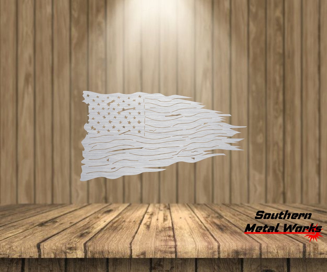 Tattered Flag DXF/SVG Digital File Only - Etsy
