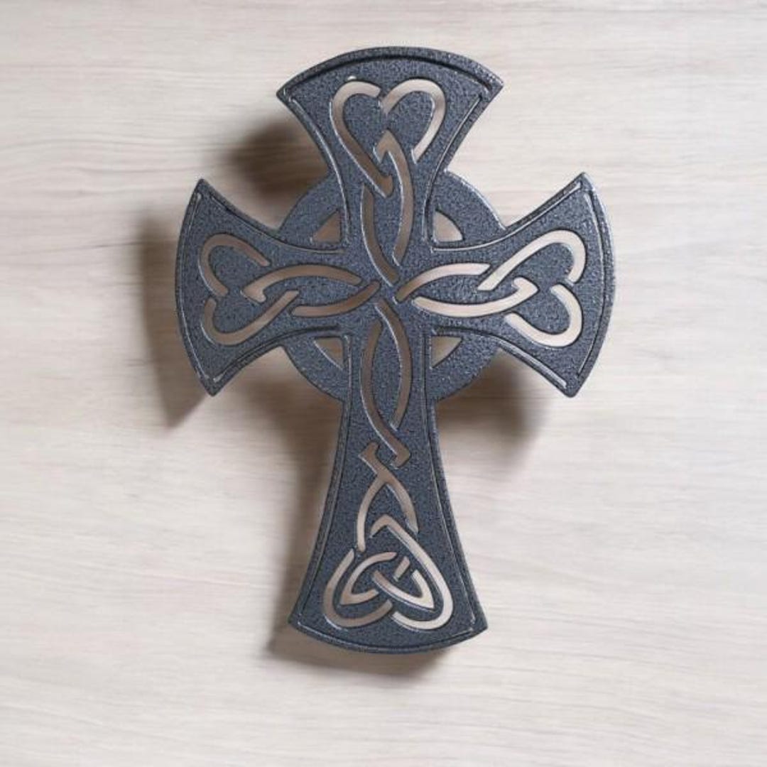 Celtic Heart Cross, Celtic Cross Wall Decor , Indoor and Outdoor ...