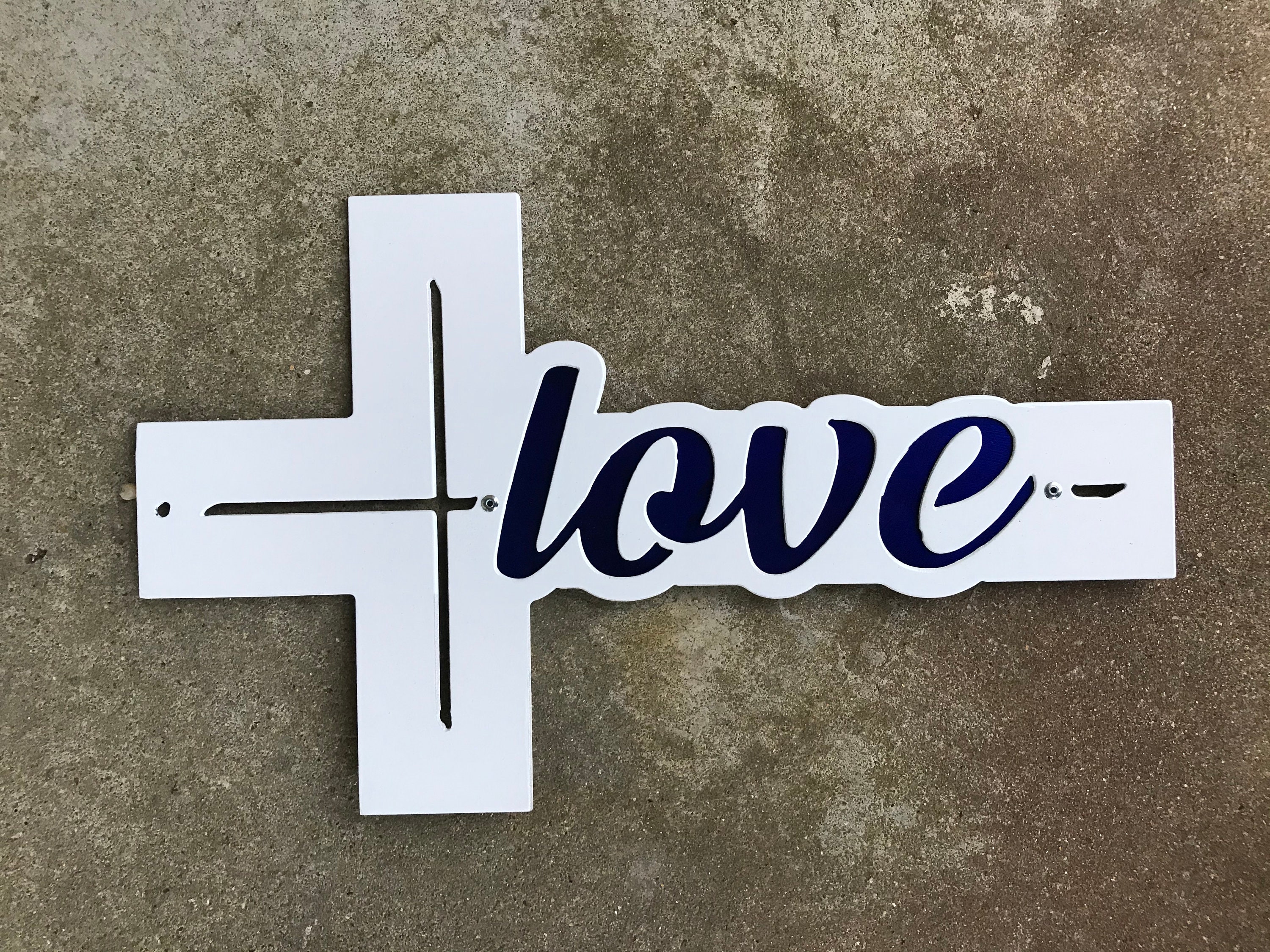 Faith Love & Hope Cross Set of 3 | Etsy