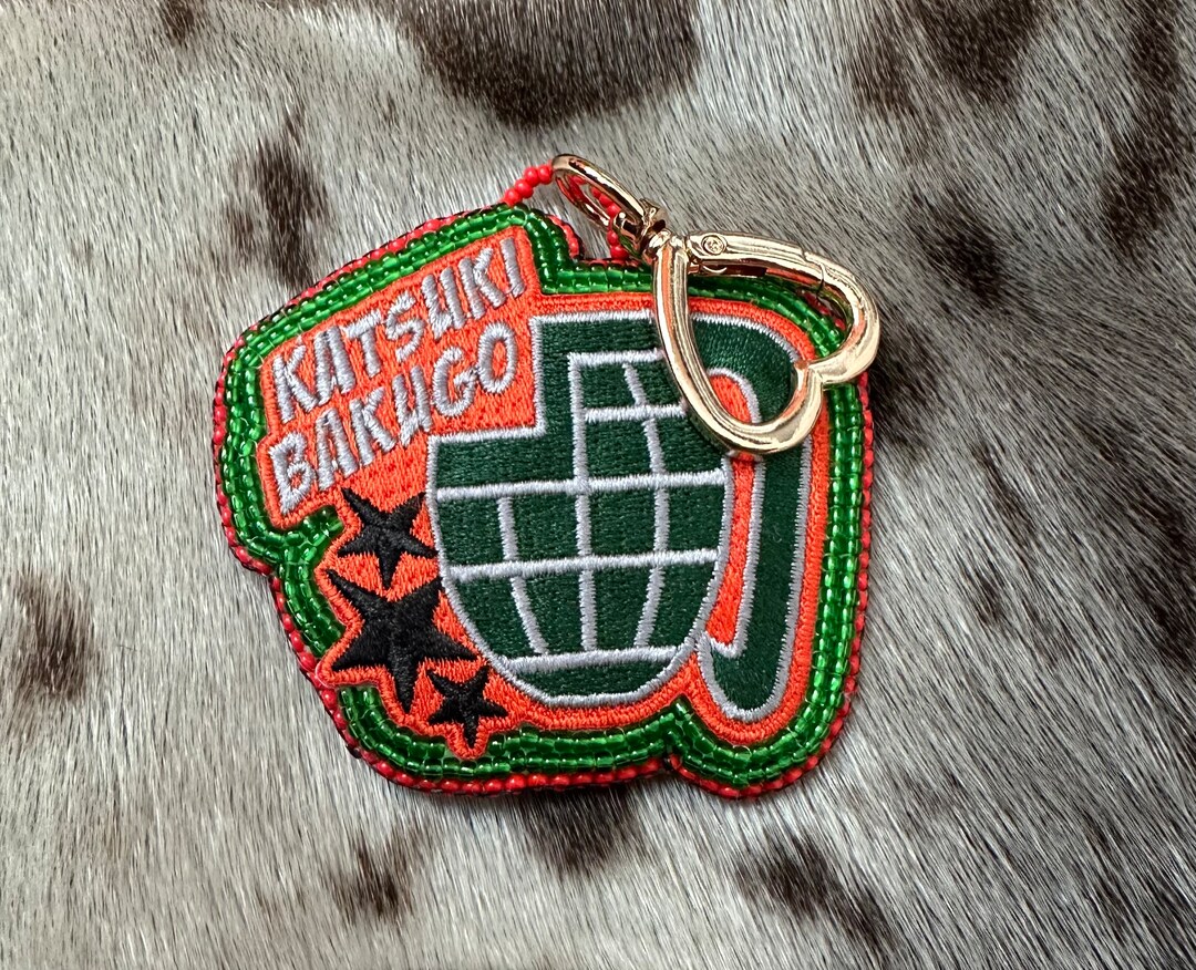 Bakugou Keychain - Etsy