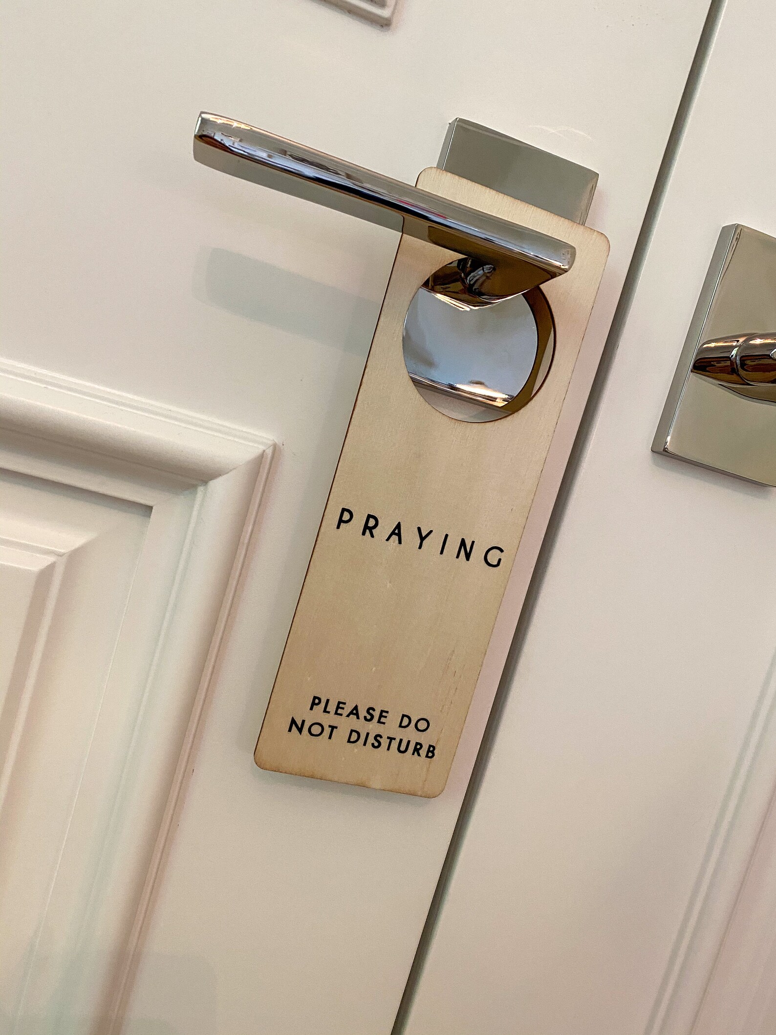 Praying Door Knob Hanger Sign Religious Prayer Love Praise | Etsy