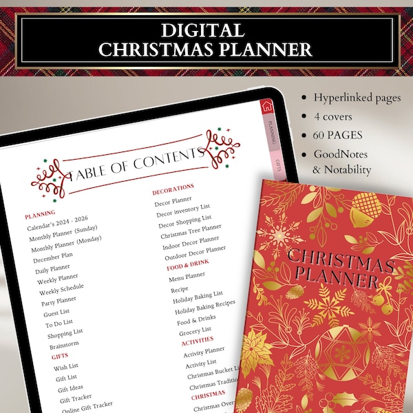 Christmas Planner - Etsy