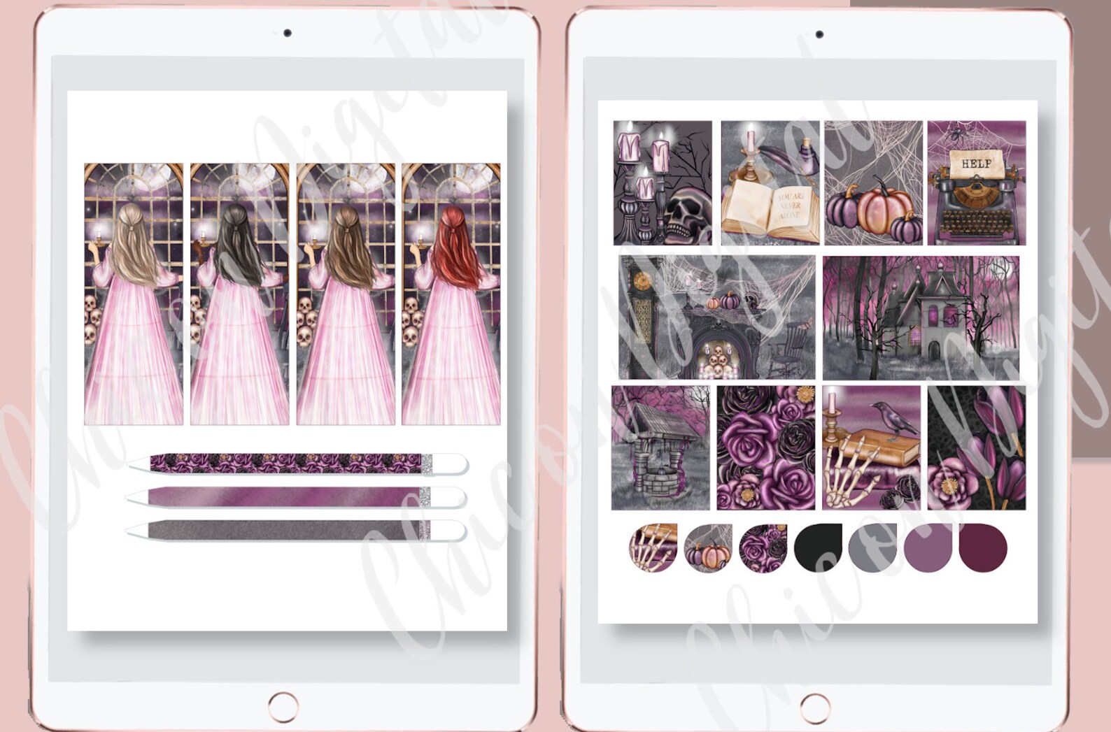HALLOWEEN DIGITAL PLANNER Stickers, Goodnotes Planner Sticker ...