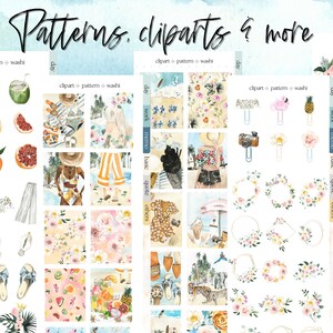 SUMMER DIGITAL Sticker Pack, Goodnotes Summer Stickers, Digital Sticker ...