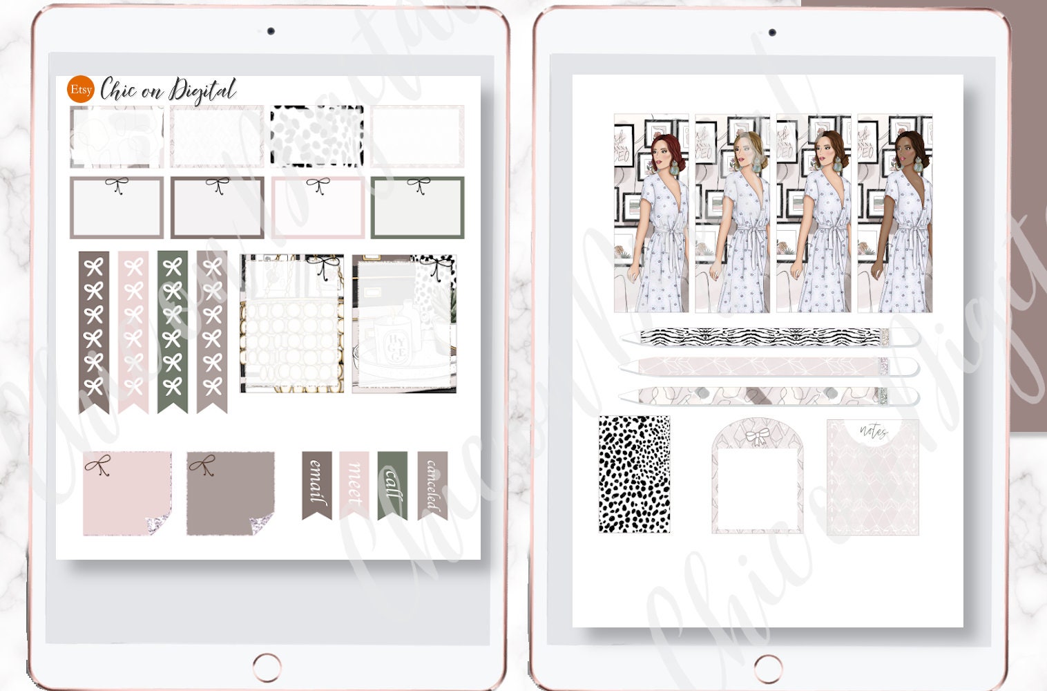 GOODNOTES STICKER KIT Girl Boss Goodnotes Weekly Kit Lady - Etsy