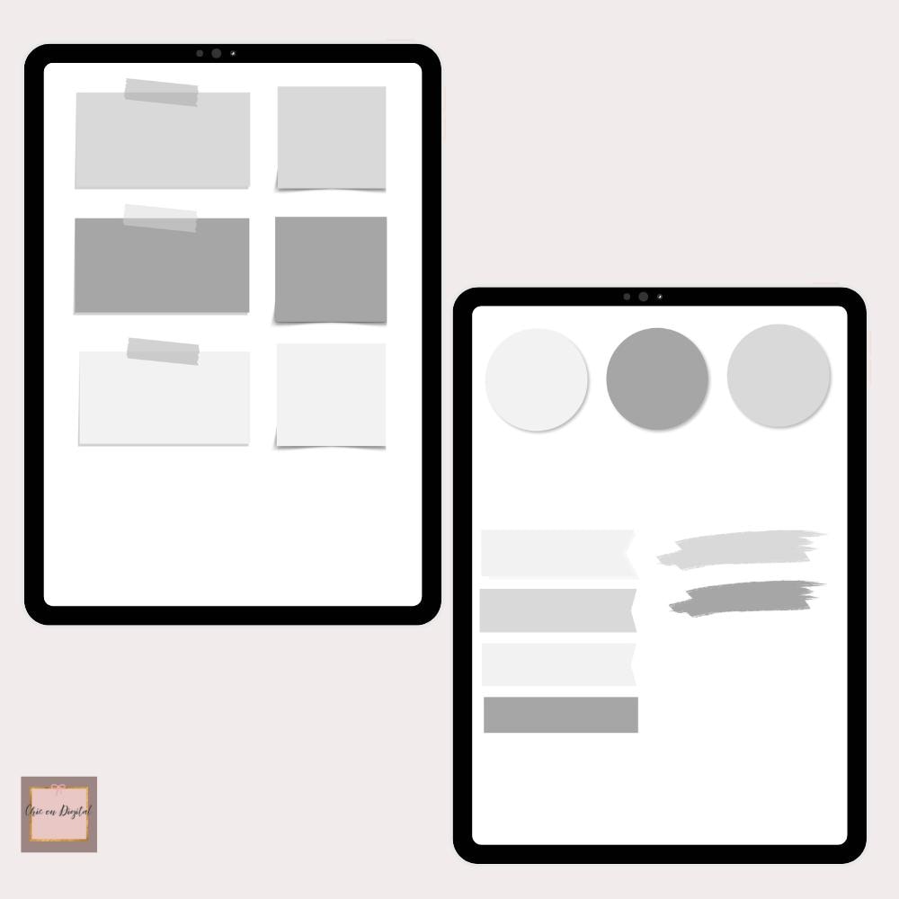 DIGITAL STICKY NOTES, Goodnotes Memo Stickers, iPad Stickers, Digital ...