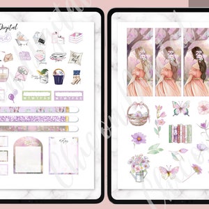 EASTER GOODNOTES Stickers, Spring Digital Stickers, Cottage Digital ...