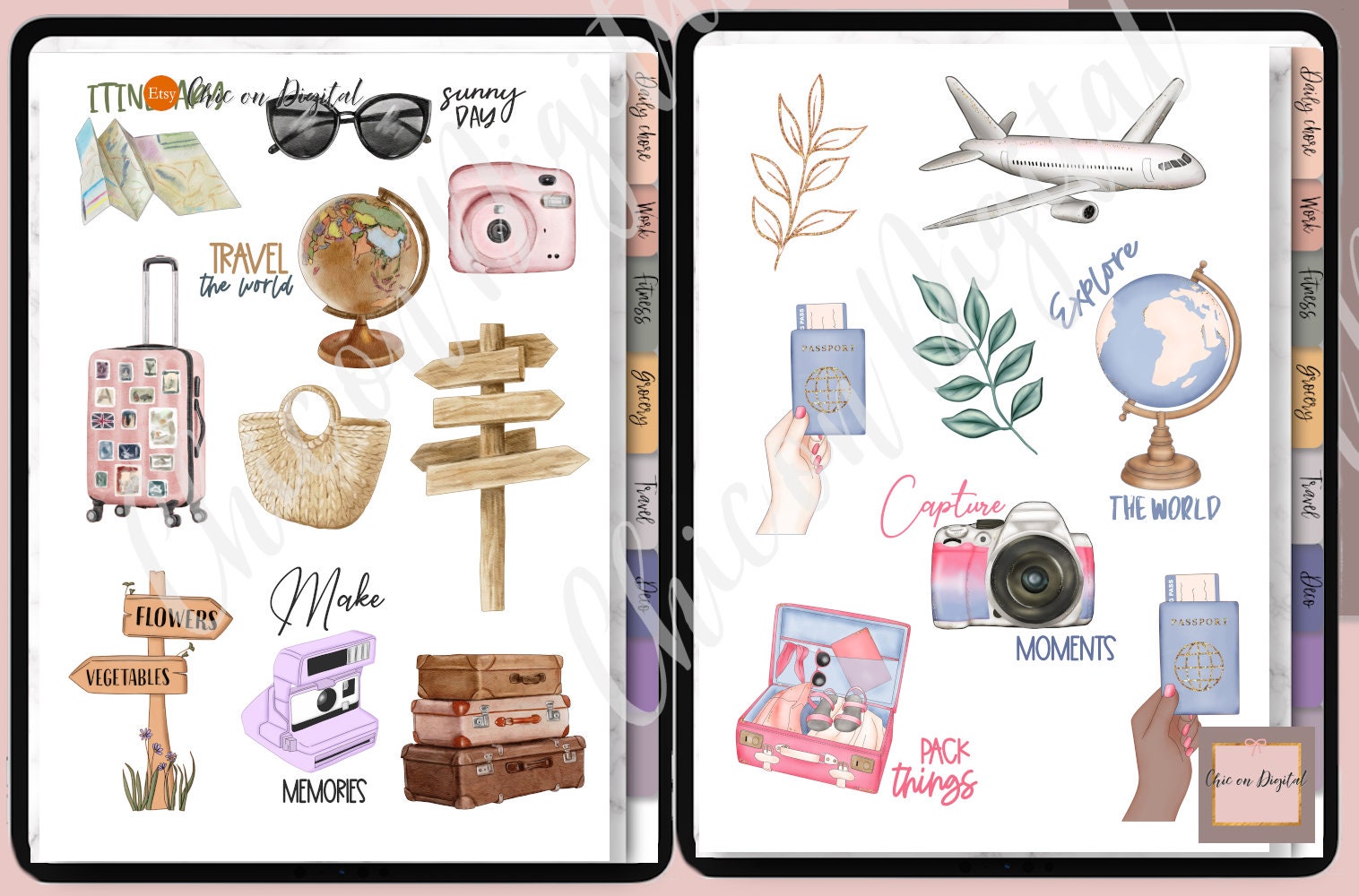 Starter Digital Sticker Kit DAILY PLANNING GOODNOTES - Etsy
