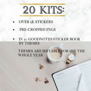 5000+ Digital Stickers Goodnotes Bundle, Whole Shop Bundle, New Year ...